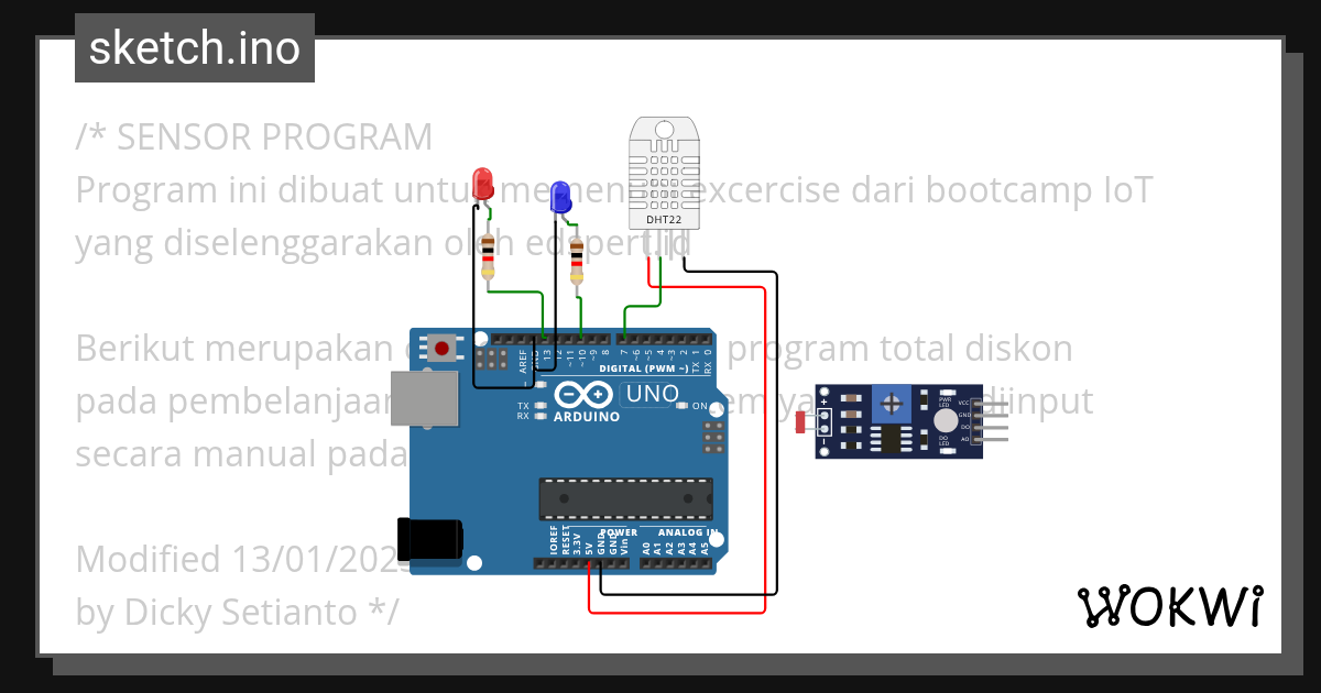 PR Sensor Project - Wokwi ESP32, STM32, Arduino Simulator