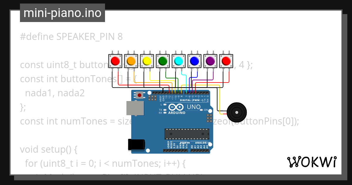 mini-piano.ino copy - Wokwi Arduino and ESP32 Simulator