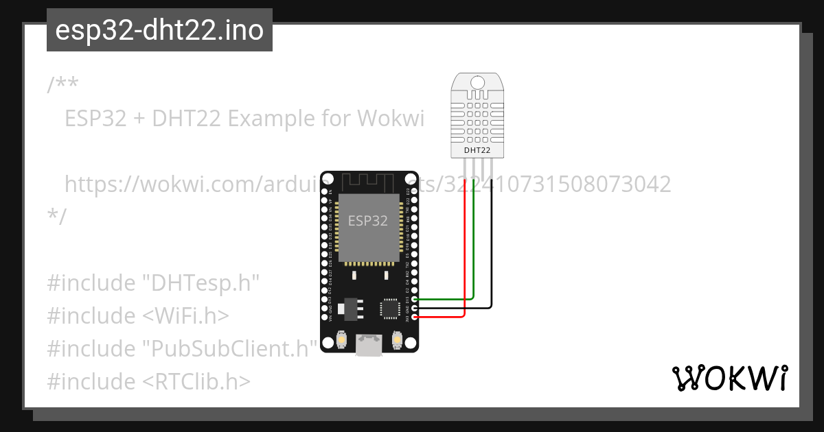 Node Sensor Wokwi Esp32 Stm32 Arduino Simulator