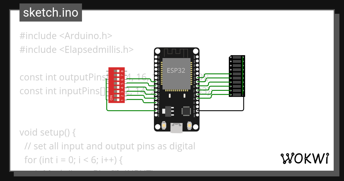 Untitled project - Wokwi ESP32, STM32, Arduino Simulator