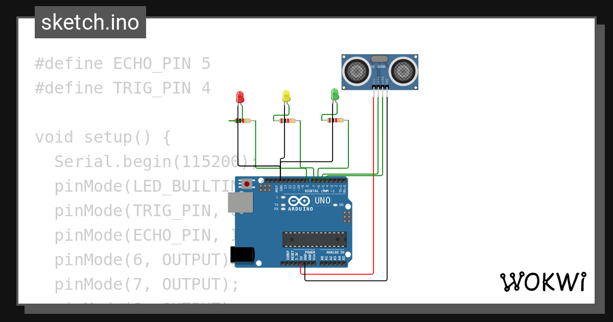 Alarm Banjir Wokwi Esp32 Stm32 Arduino Simulator 5996