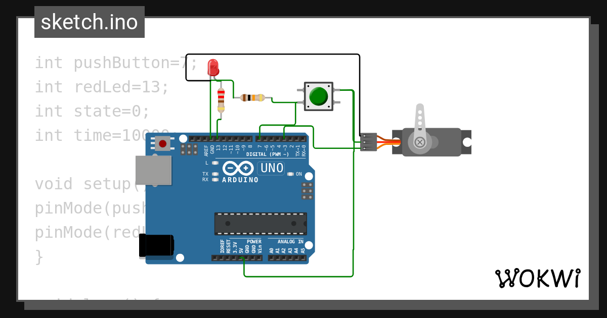 Sanguino Delgado Juan Push Button Servo Wokwi Esp32 Stm32 Arduino Simulator 6224