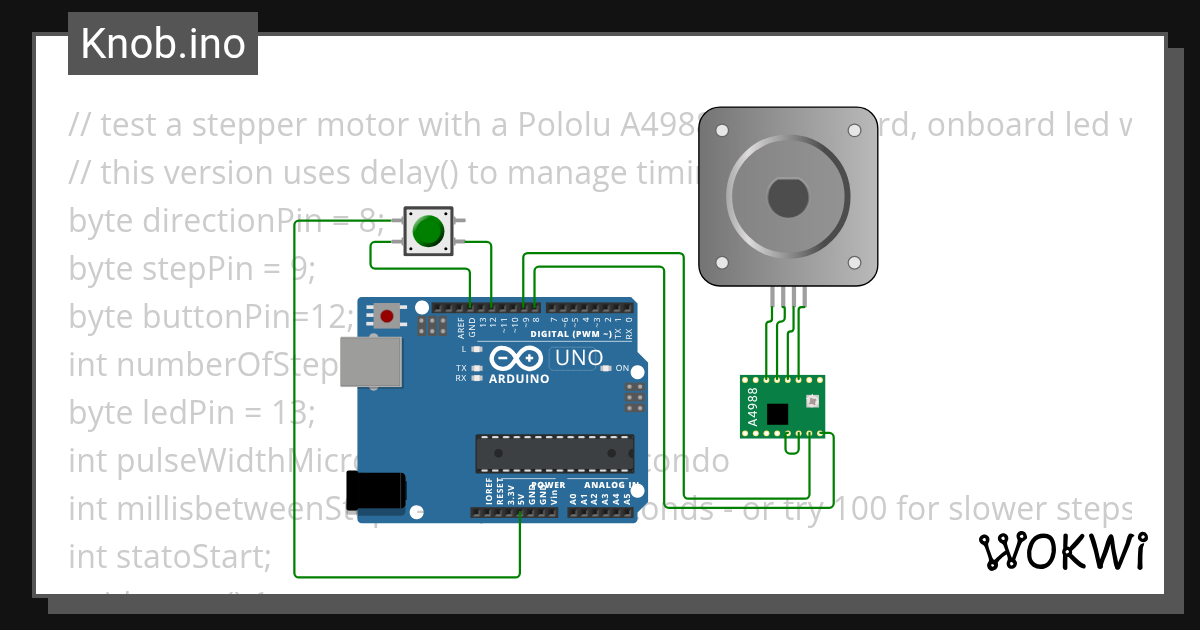 Knob.ino - Wokwi ESP32, STM32, Arduino Simulator
