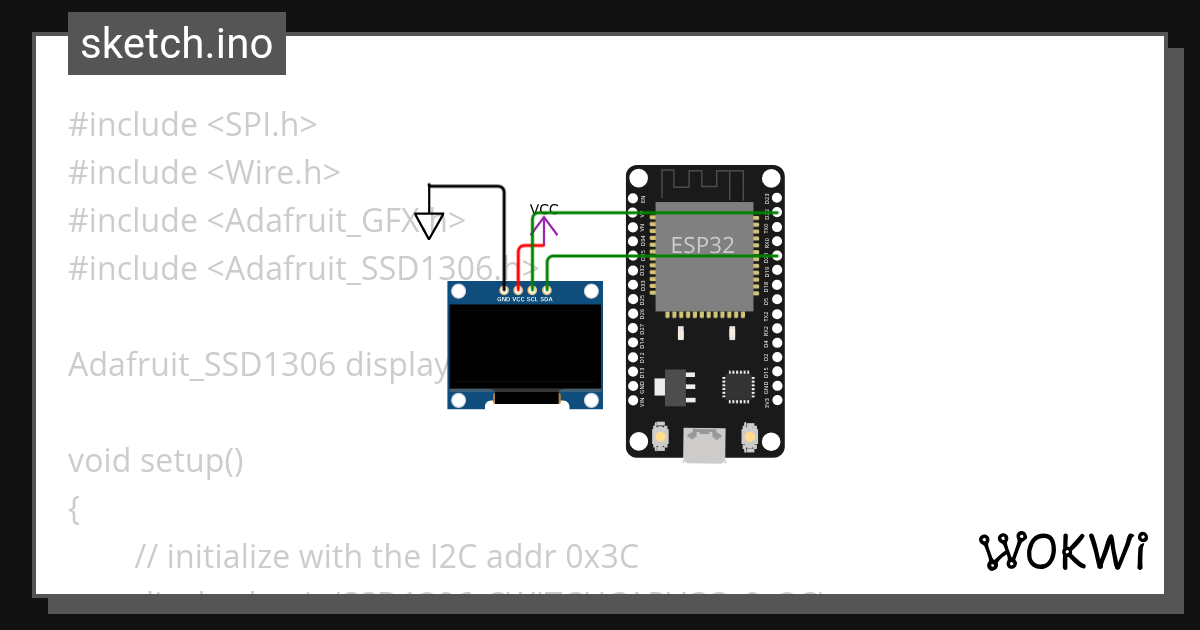 esp 32 disp - Wokwi ESP32, STM32, Arduino Simulator