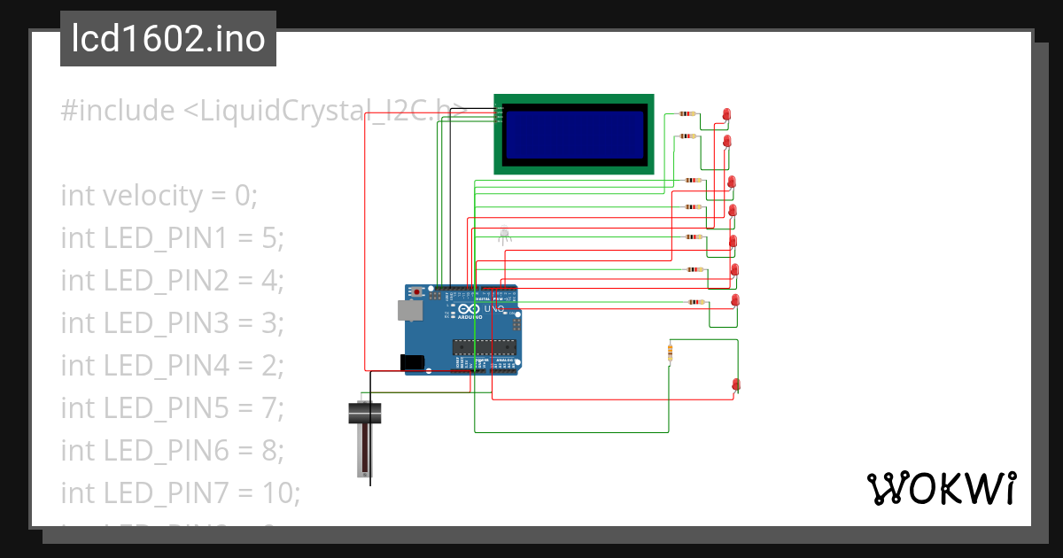 lcd1602.ino copy - Wokwi ESP32, STM32, Arduino Simulator