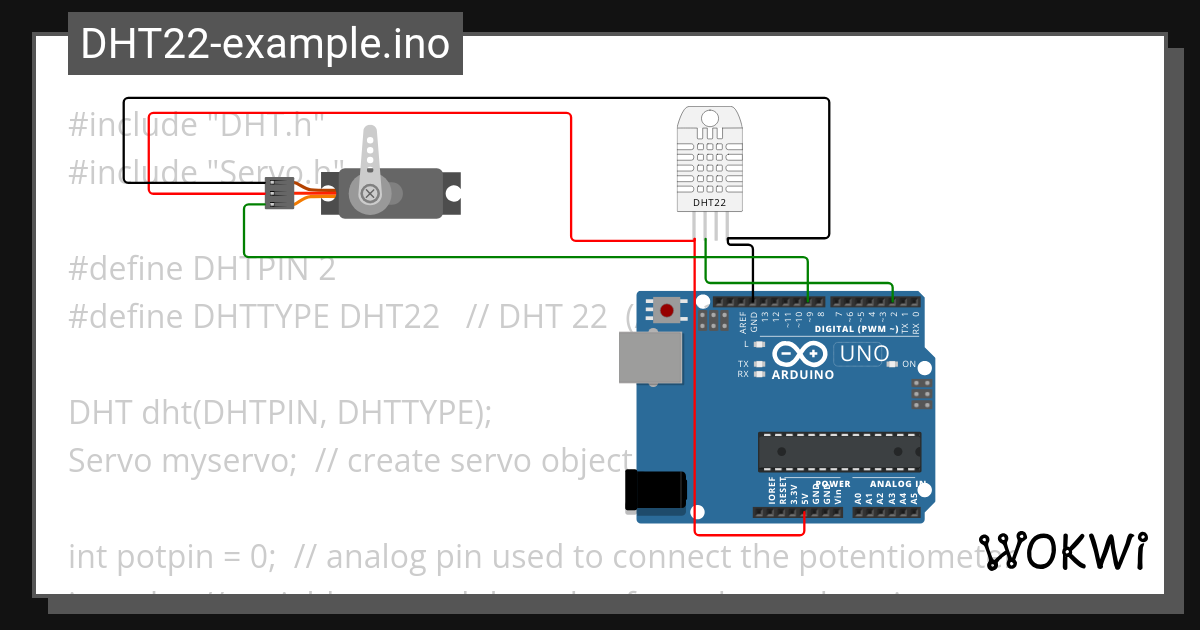 Servo Thermometer 1 Wokwi Esp32 Stm32 Arduino Simulator 9331