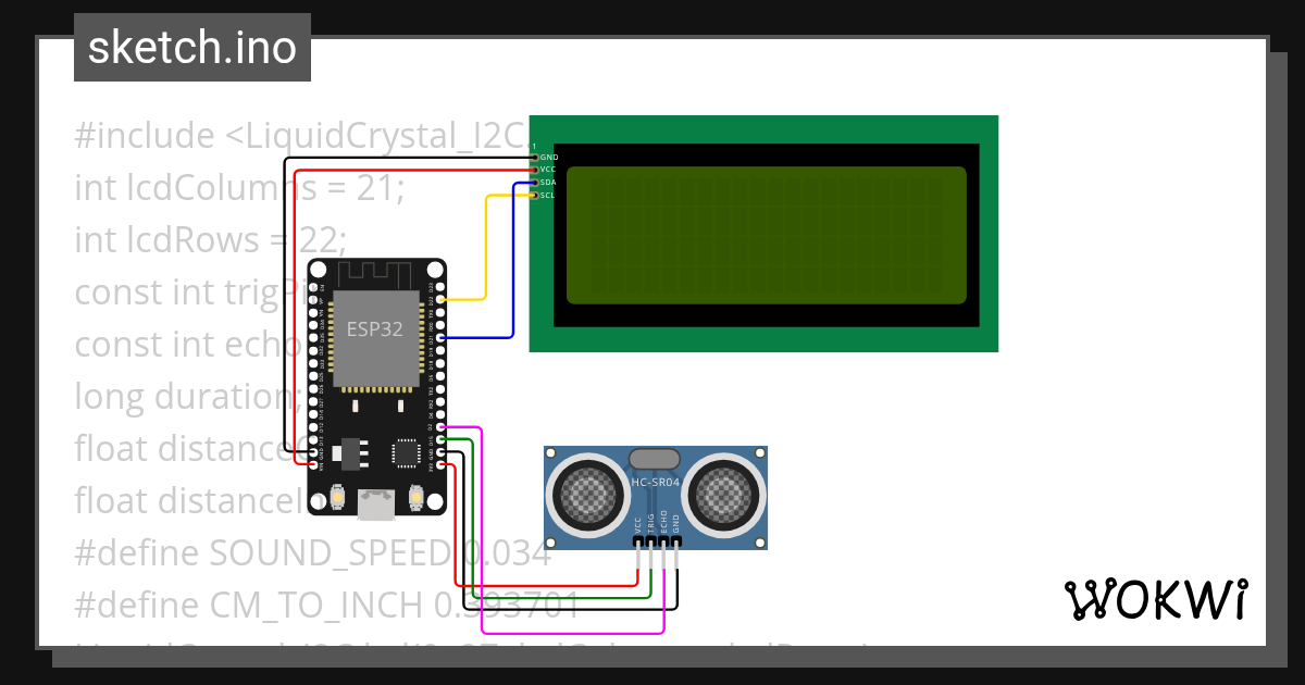 Hc Sr04 Wokwi Esp32 Stm32 Arduino Simulator 3292
