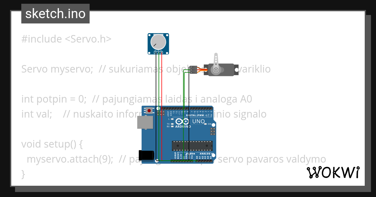 servo variklis su patenciometru copy - Wokwi ESP32, STM32, Arduino Simulator
