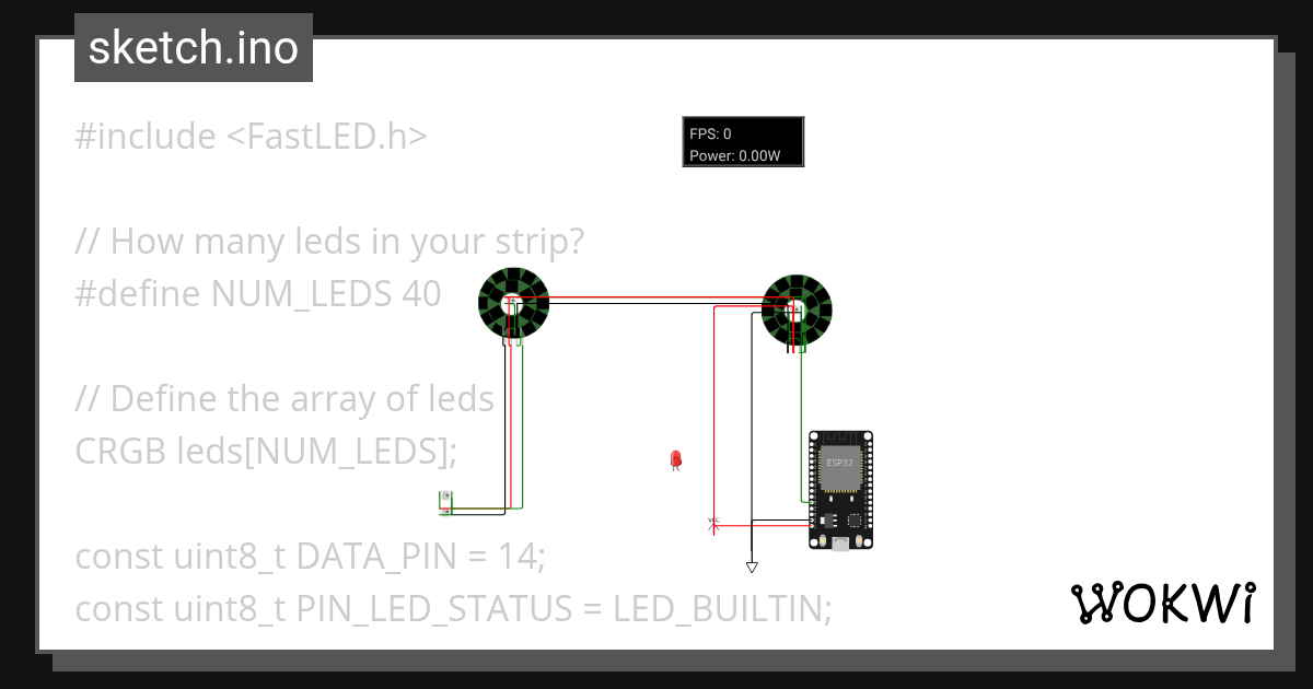 Cat Ear Hello World - Wokwi ESP32, STM32, Arduino Simulator