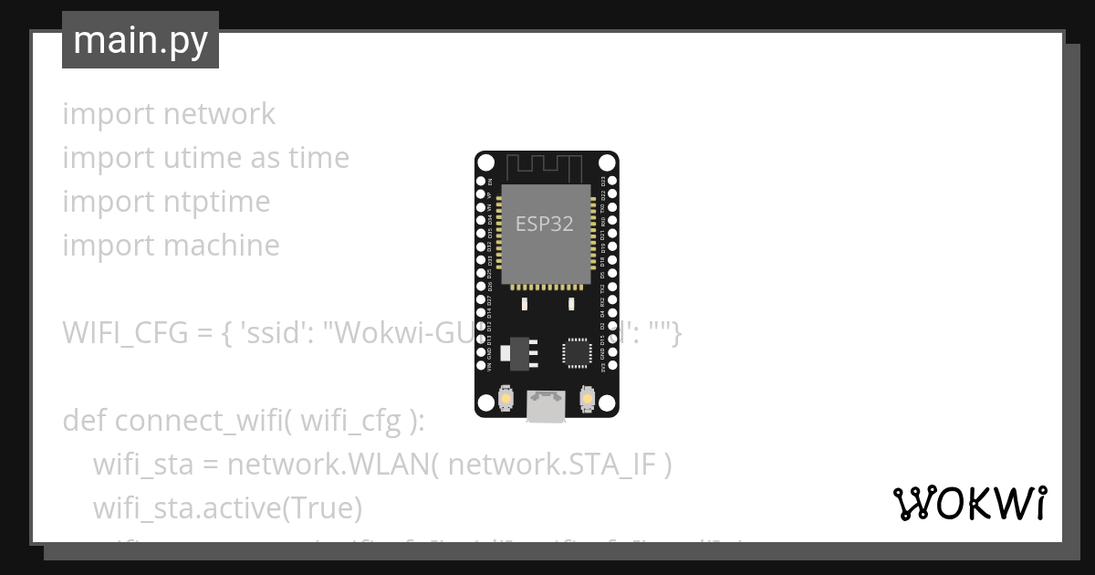 ใบงานที่6 ข้อ3 Wokwi Esp32 Stm32 Arduino Simulator 5947