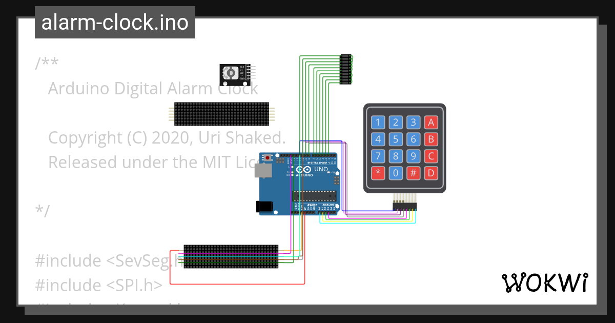 alarm-clock.ino copy - Wokwi ESP32, STM32, Arduino Simulator