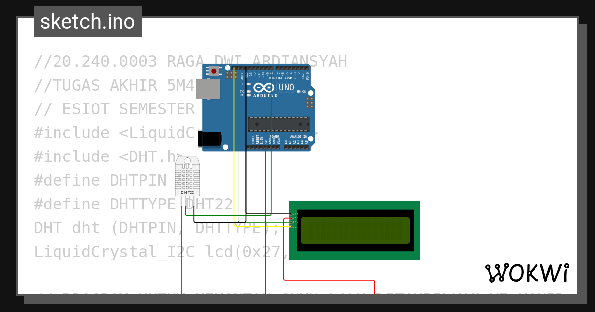 202400003 Raga Dwi Ardiansyah Tugas Akhir Wokwi Esp32 Stm32 Arduino 9140