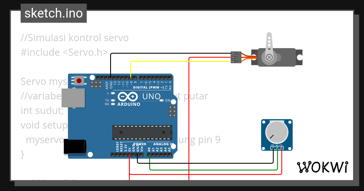 Simulasi kontrol servo copy - Wokwi ESP32, STM32, Arduino Simulator Simulasi kontrol servo copy - Wokwi ESP32, STM32, Arduino Simulator