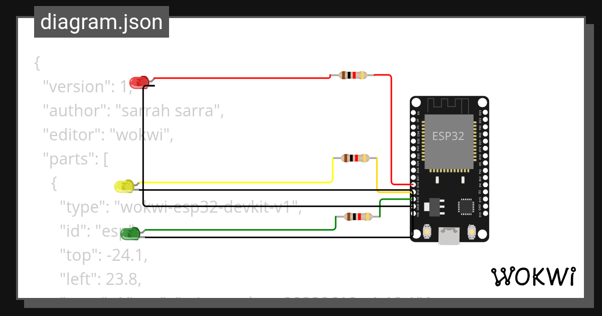 feu 5 - Wokwi ESP32, STM32, Arduino Simulator