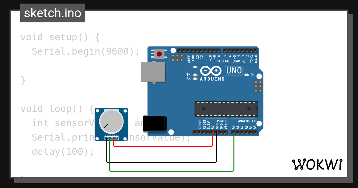 Ch3 Potentiometer Wokwi Esp32 Stm32 Arduino Simulator 