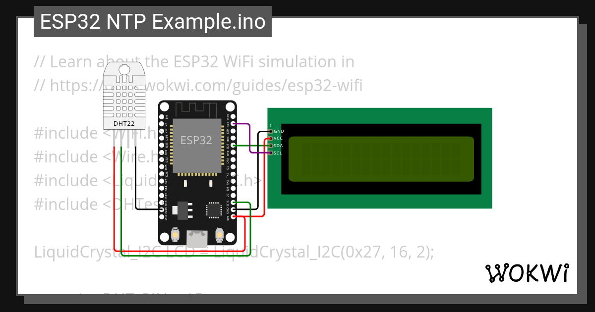Esp 32 Dht 22 Dan I2c Ravi Agus Aryaditama Wokwi Esp32 Stm32 Arduino Simulator 8092