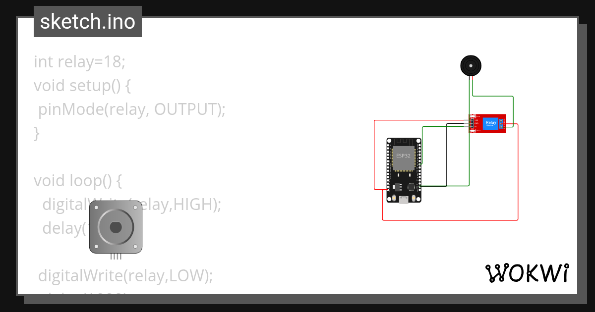 Relay Wokwi Esp32 Stm32 Arduino Simulator