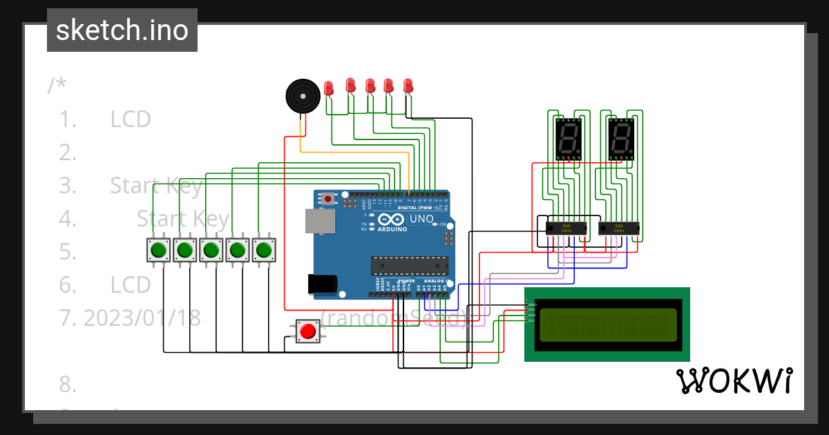 PinBall-Uno copy - Wokwi ESP32, STM32, Arduino Simulator