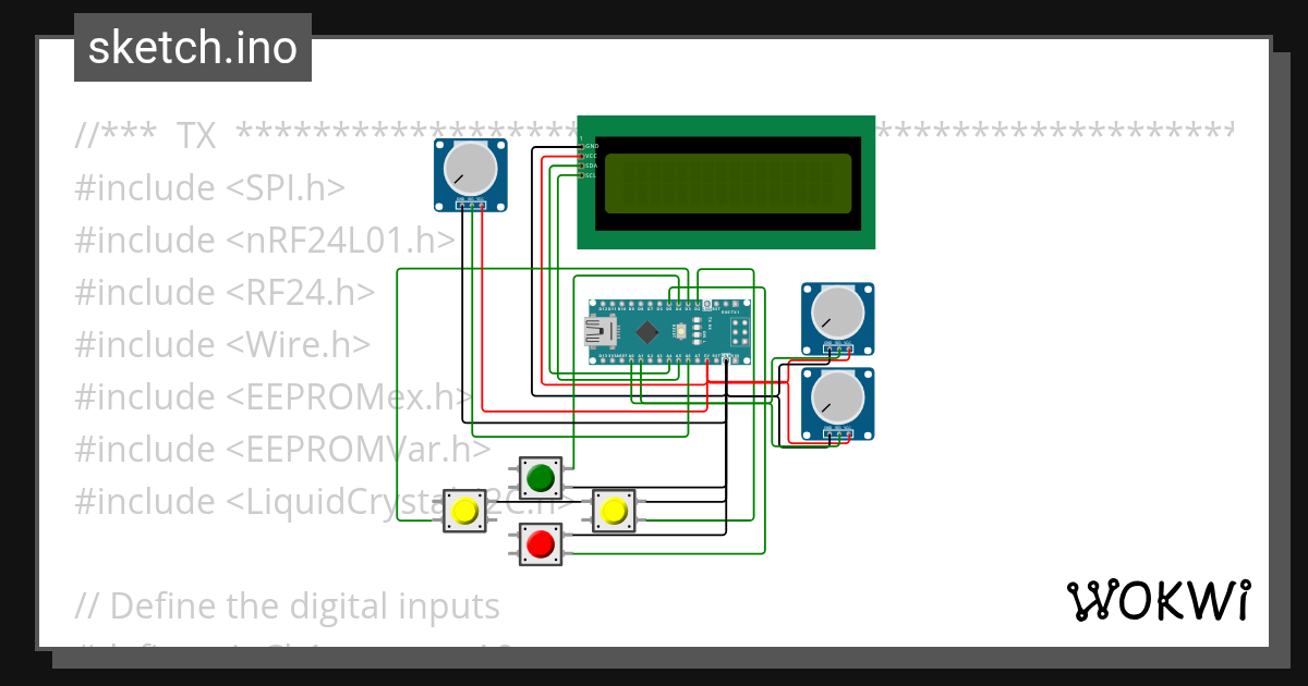 RC_TX_display_v2 - Wokwi Arduino and ESP32 Simulator