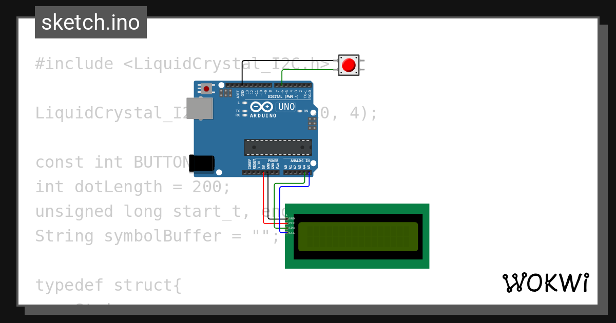 Morsecode Button Copy Wokwi Esp32 Stm32 Arduino Simulator 8869