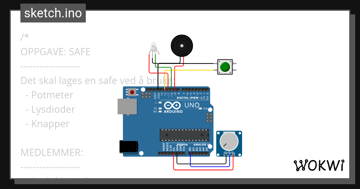 SAFE - Wokwi ESP32, STM32, Arduino Simulator