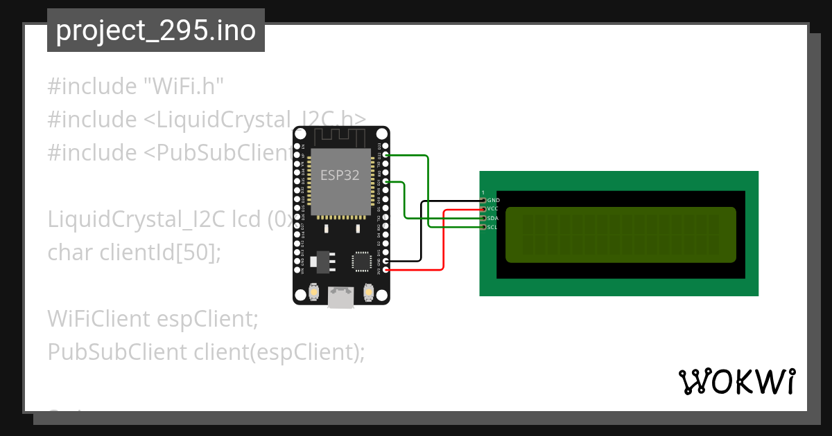 Project295 Wokwi Esp32 Stm32 Arduino Simulator 
