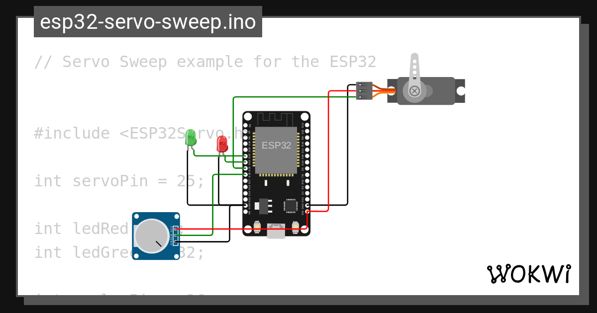 Esp32 Servoled Wokwi Esp32 Stm32 Arduino Simulator 7673