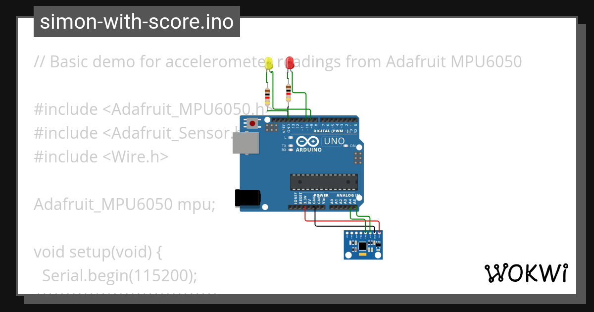 simon-with-score.ino - Wokwi ESP32, STM32, Arduino Simulator