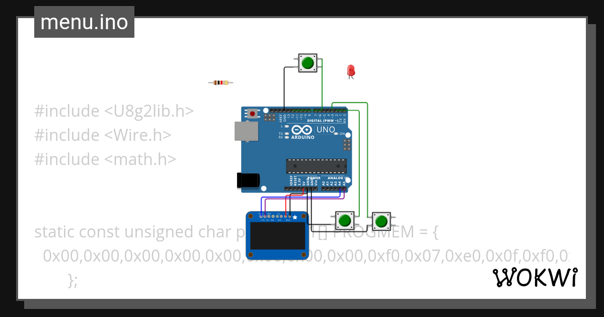 ard菜单 - Wokwi ESP32, STM32, Arduino Simulator