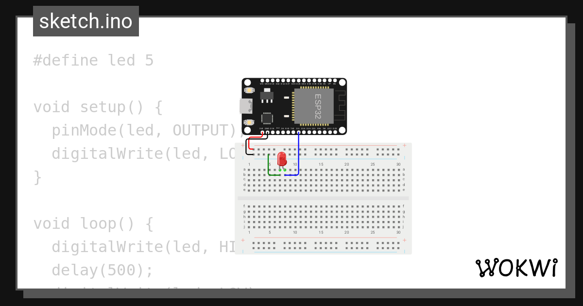 Lab01 Blinkingled Wokwi Esp32 Stm32 Arduino Simulator 1331