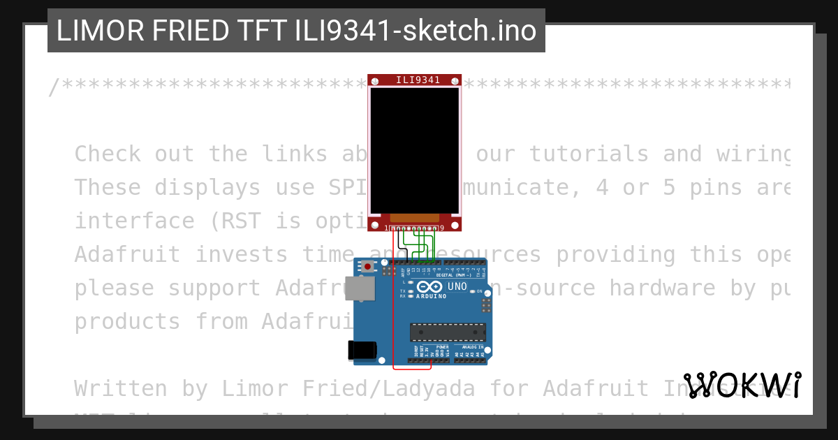 Limor Test Tft Wokwi Esp32 Stm32 Arduino Simulator 6657