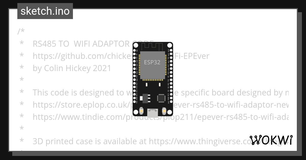Wokwi - Online ESP32, STM32, Arduino Simulator