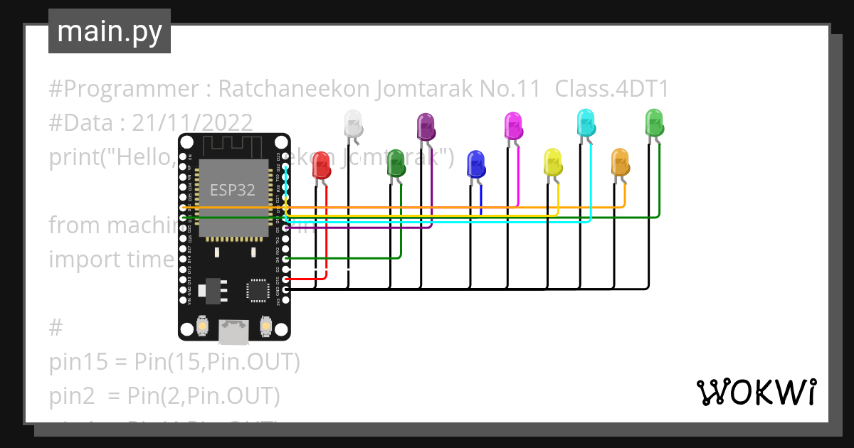 No.08 - Wokwi ESP32, STM32, Arduino Simulator