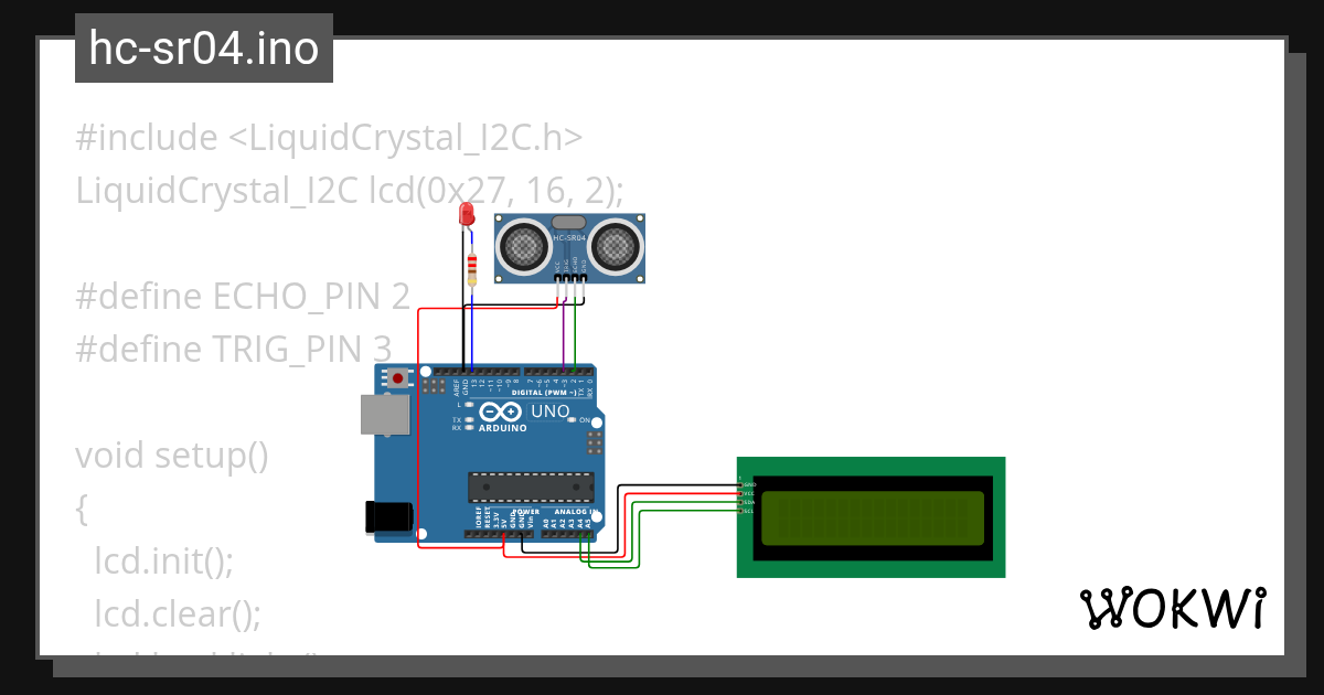 hc-sr04.ino - Wokwi ESP32, STM32, Arduino Simulator