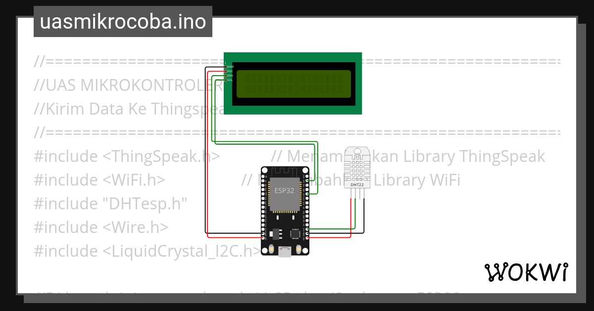 uasmikrocoba - Wokwi ESP32, STM32, Arduino Simulator