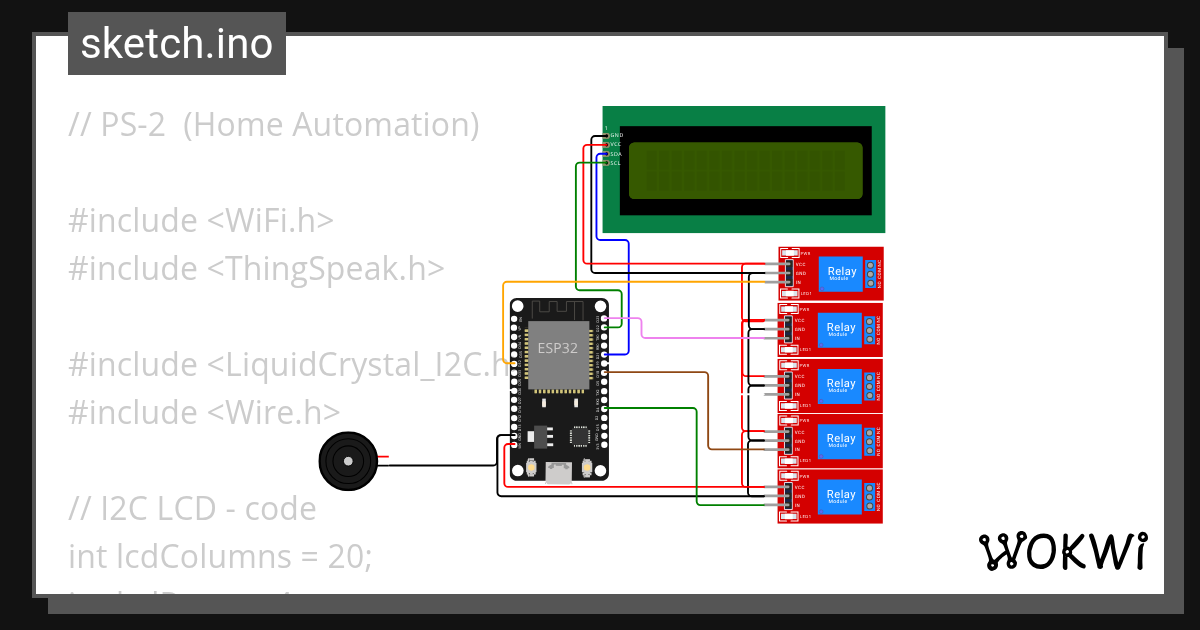 Ps-2 - Wokwi ESP32, STM32, Arduino Simulator
