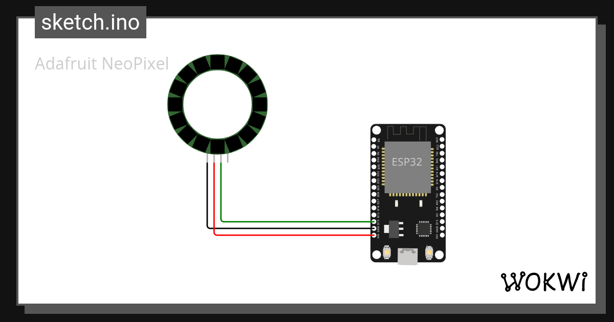 Rgb Ligths Terminar Wokwi Esp32 Stm32 Arduino Simulator