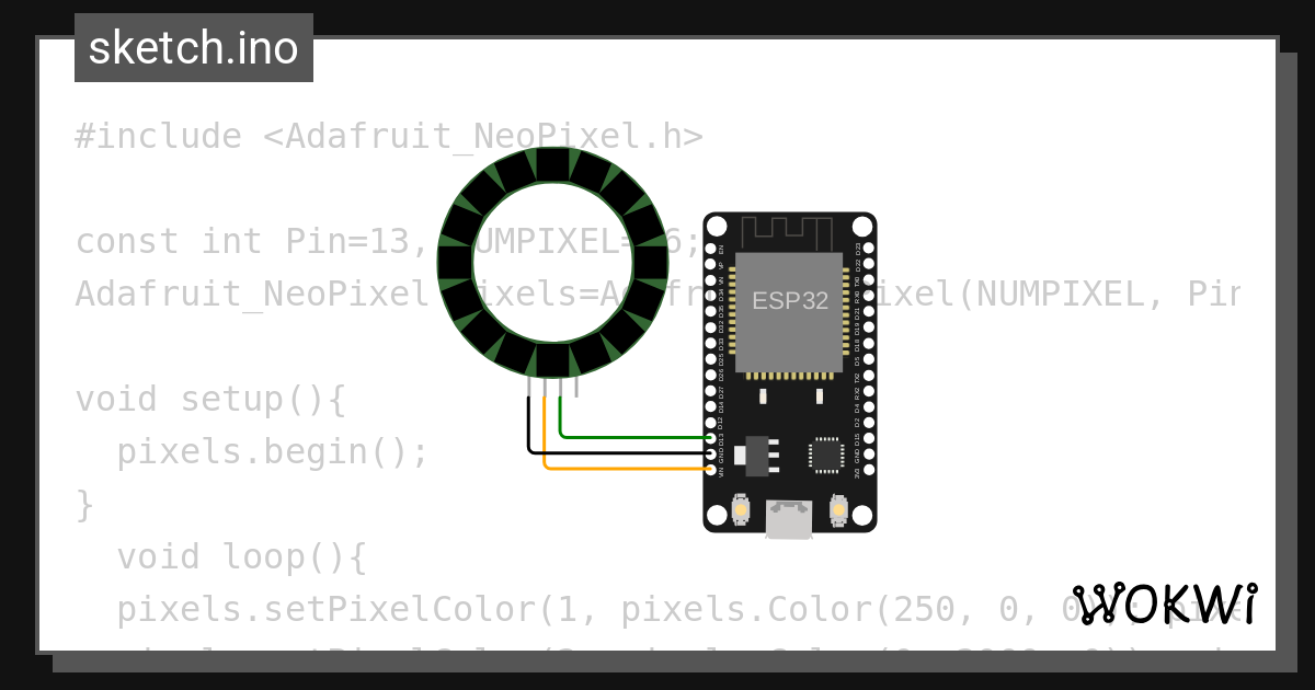 Color Gay Wokwi Esp32 Stm32 Arduino Simulator