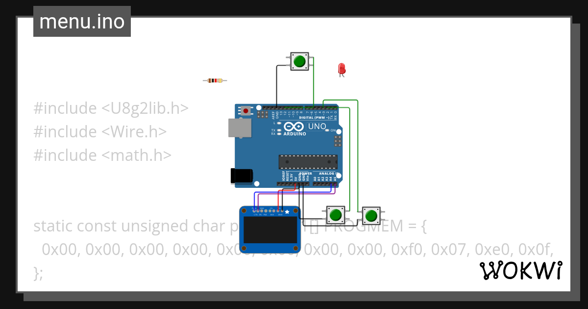 ard菜单 - Wokwi ESP32, STM32, Arduino Simulator