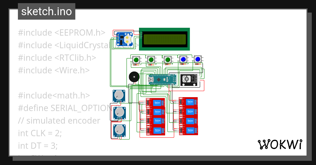 PLC warehouse - Wokwi ESP32, STM32, Arduino Simulator