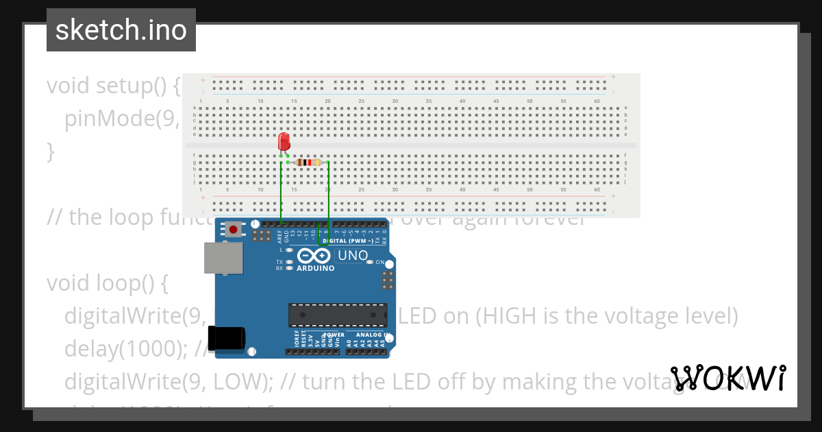 Led Blink Wokwi Esp32 Stm32 Arduino Simulator
