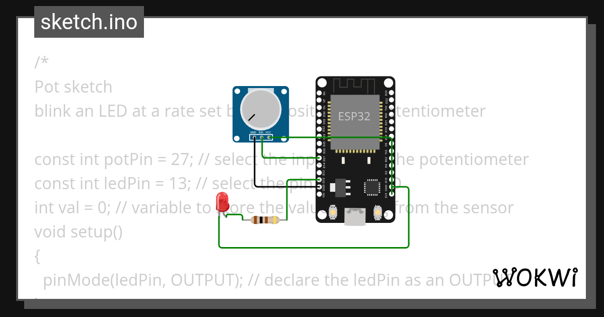 Untitled project - Wokwi ESP32, STM32, Arduino Simulator