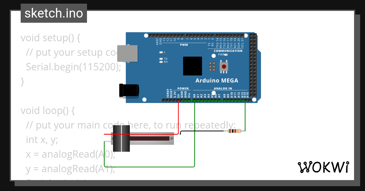 Serial Photosensor - Wokwi ESP32, STM32, Arduino Simulator