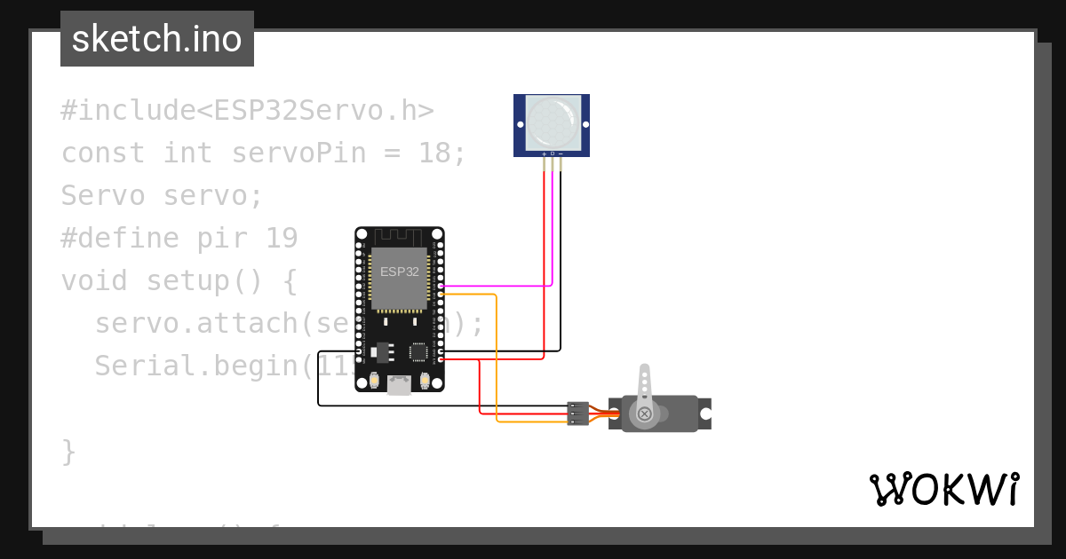 Servo Wokwi Esp32 Stm32 Arduino Simulator 7451