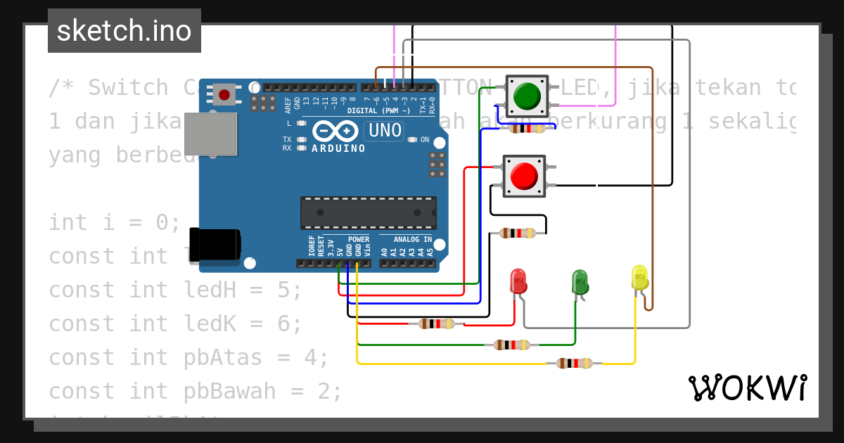 Switch Case Wokwi Esp32 Stm32 Arduino Simulator