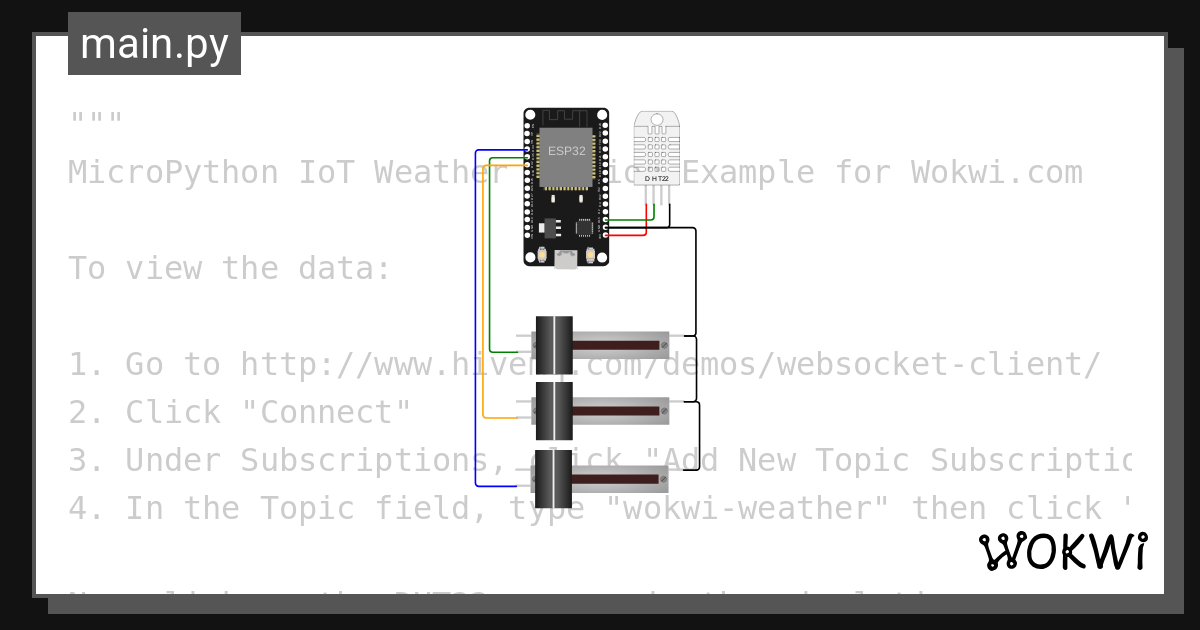 Mqtt Pub Wokwi Esp32 Stm32 Arduino Simulator 4266