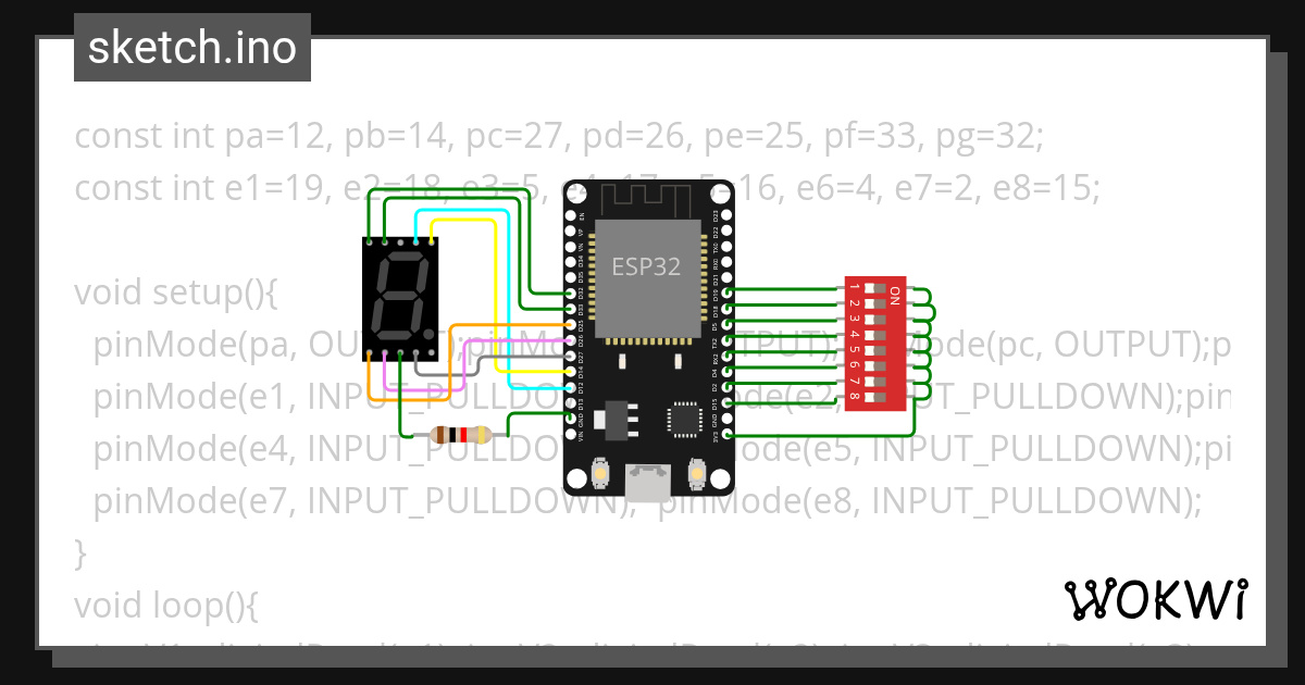 ENTRADA BIT - Wokwi ESP32, STM32, Arduino Simulator