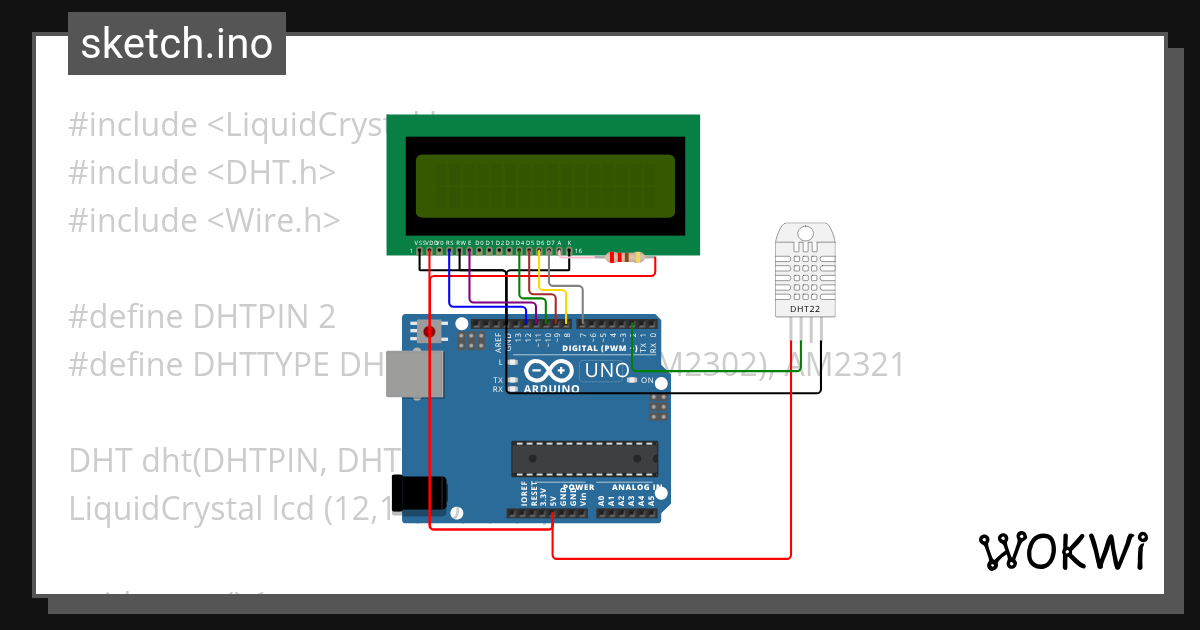 Read Temperature - Wokwi ESP32, STM32, Arduino Simulator