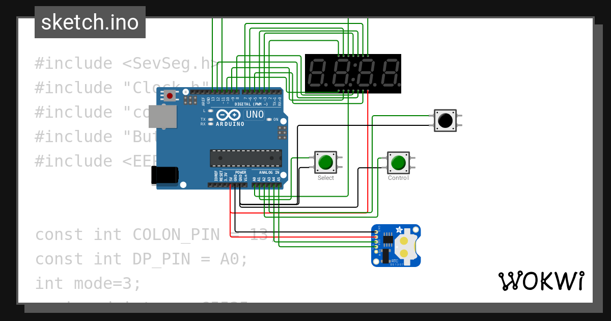 Chronometer Wokwi Esp32 Stm32 Arduino Simulator 6655