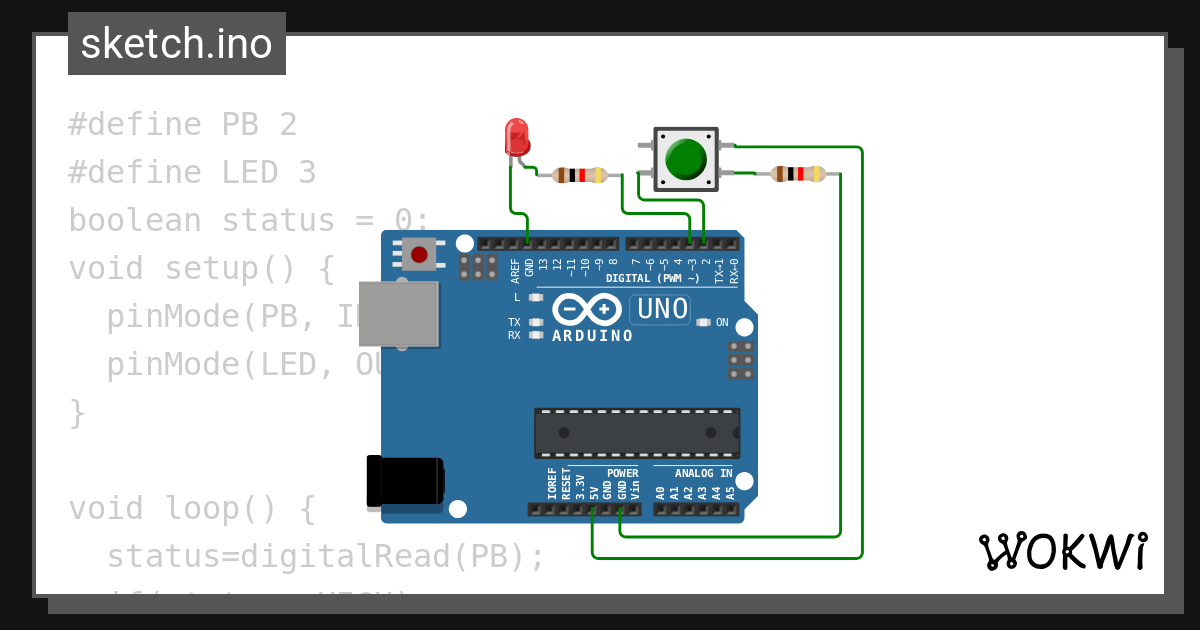 Pull Down Tekan Mati Wokwi Esp32 Stm32 Arduino Simulator 1750
